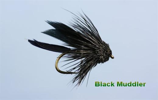 Black Muddler Fly - Fishing Flies with Fish4Flies Worldwide