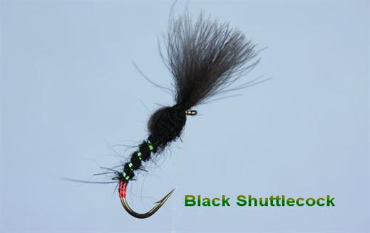 Shuttlecock Black CDC Fly - Fishing Flies with Fish4Flies Worldwide