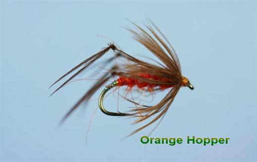 Orange Hopper Fly - Fishing Flies with Fish4Flies UK