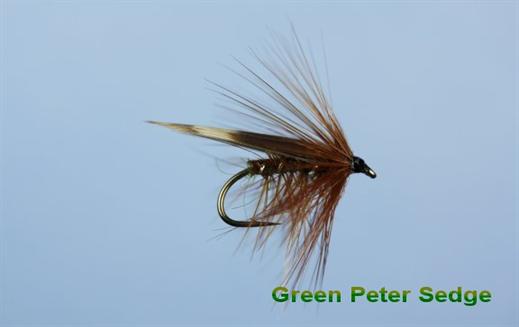 Green Peter Sedge Fly - Fishing Flies with Fish4Flies Worldwide