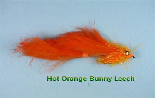 Bunny Leech Hot Orange LS Fly - Fishing Flies with Fish4Flies Worldwide