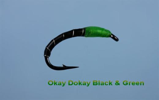 Okay Dokay Black and Green Fly - Fishing Flies with Fish4Flies Worldwide