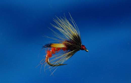 Hare's Ear Adult Buzzer Orange Fly - Fishing Flies with Fish4Flies UK