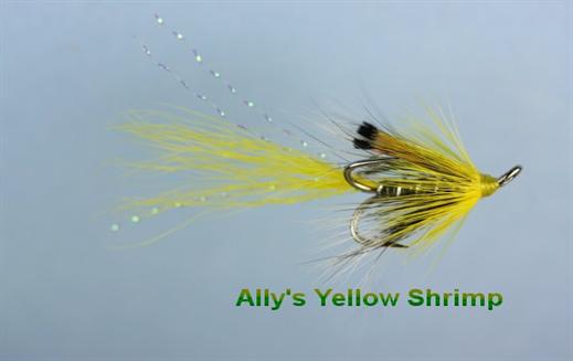 Ally's Shrimp Yellow Fly - Fishing Flies with Fish4Flies Worldwide