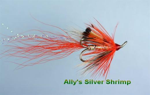 Ally's Shrimp Silver Fly - Fishing Flies with Fish4Flies UK