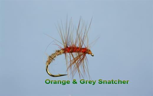 Orange and Grey Snatcher Fly - Fishing Flies with Fish4Flies Worldwide