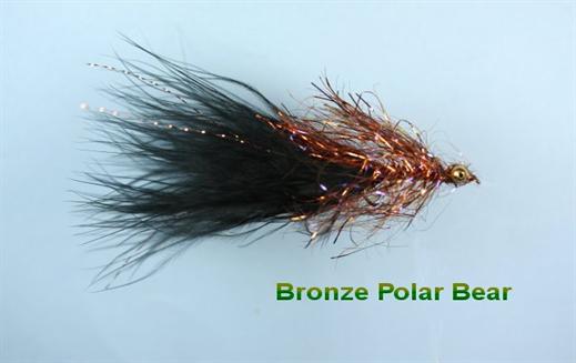 UV Bronze Polar Bear Fly - Fishing Flies with Fish4Flies Worldwide