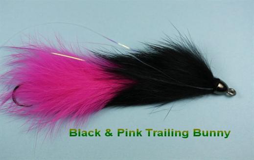 Black n Pink Trailing Bunny Fly - Fishing Flies with Fish4Flies Worldwide