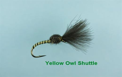 Shuttlecock Yellow Owl CDC Fly - Fishing Flies with Fish4Flies Worldwide