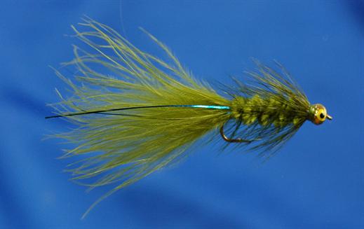 Elwyn's Olive Woolly Bugger Fly - Fishing Flies with Fish4Flies UK
