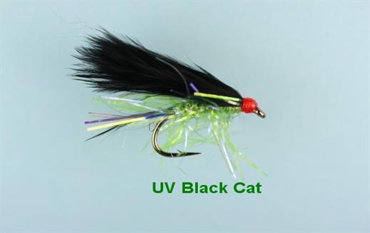 UV Black Cat Mini Fly - Fishing Flies with Fish4Flies Worldwide