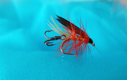 Palmered Dunkeld Flying Treb JC Fly - Fishing Flies with Fish4Flies ...