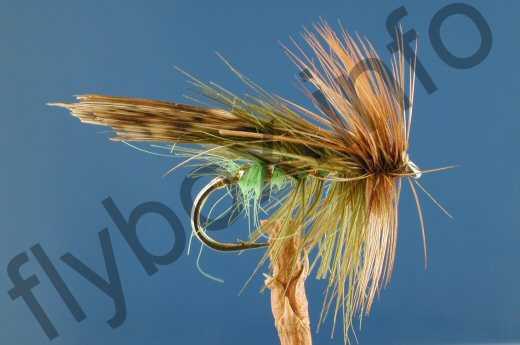 Morgan's Green Peter Fly - Fishing Flies with Fish4Flies Worldwide
